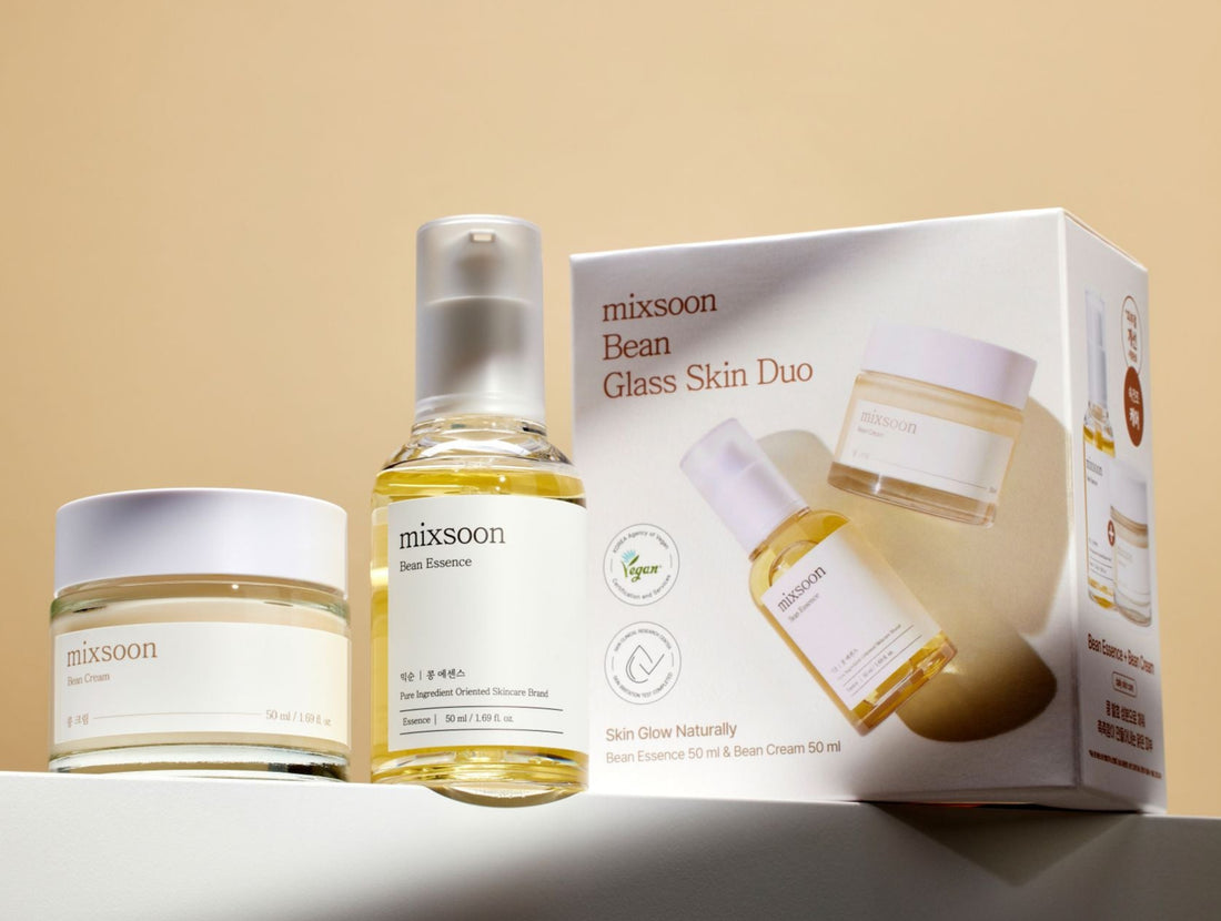 mixsoon X Cardi B Bean Glass Skin Duo Bean Essence 50ml + Bean Cream 5